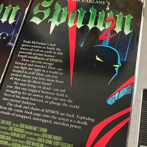 Media | Todd Mcfarlane Spawn Set Vhs Movie Tapes Vintage 9s Uncut Collectors Edition | Poshmark